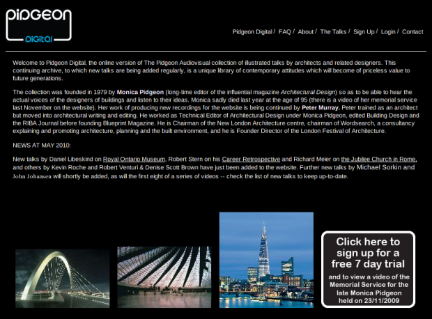 Pidgeon Digital ::: collection of illustrated talks by architects and ...