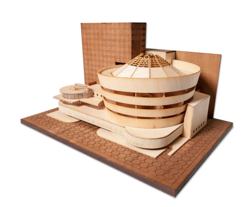 Architectural Model Kit Solomon R. Guggenheim Museum New York — Little ...